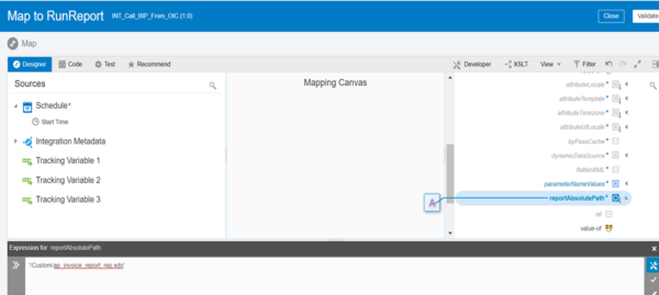 How to Call a BIP Report from OIC?