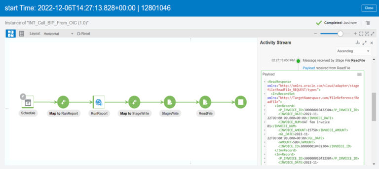 How to Call a BIP Report from OIC?