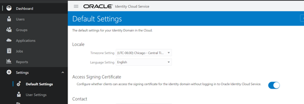 Single Sign On between Oracle Integration and Oracle Fusion Applications