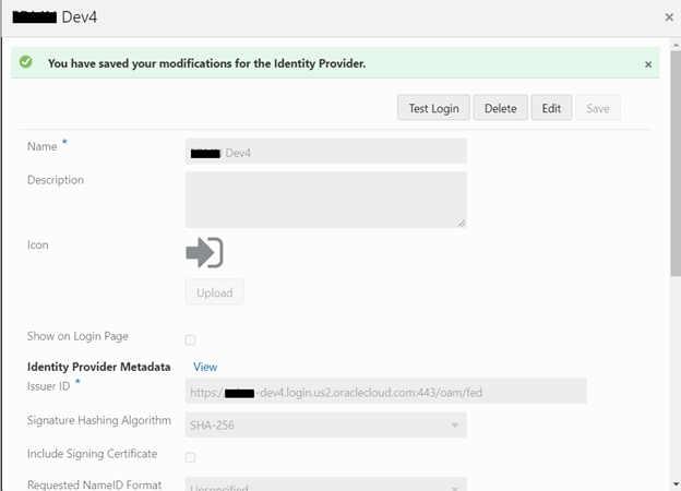 Single Sign On between Oracle Integration and Oracle Fusion Applications