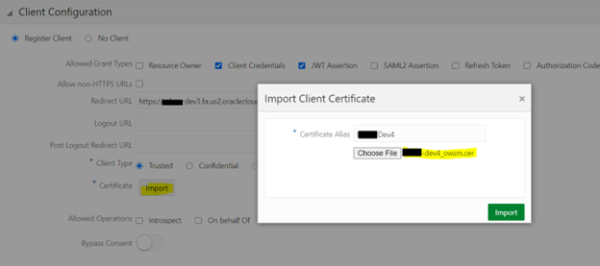 Single Sign On between Oracle Integration and Oracle Fusion Applications