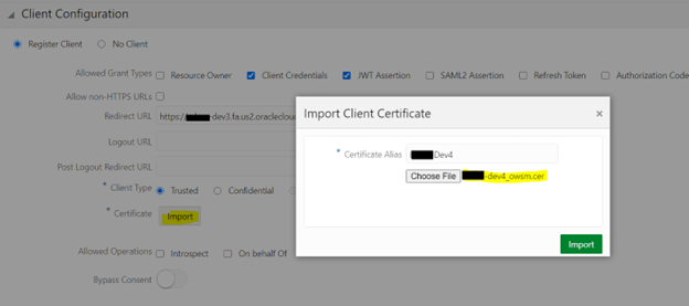 Single Sign On between Oracle Integration and Oracle Fusion Applications
