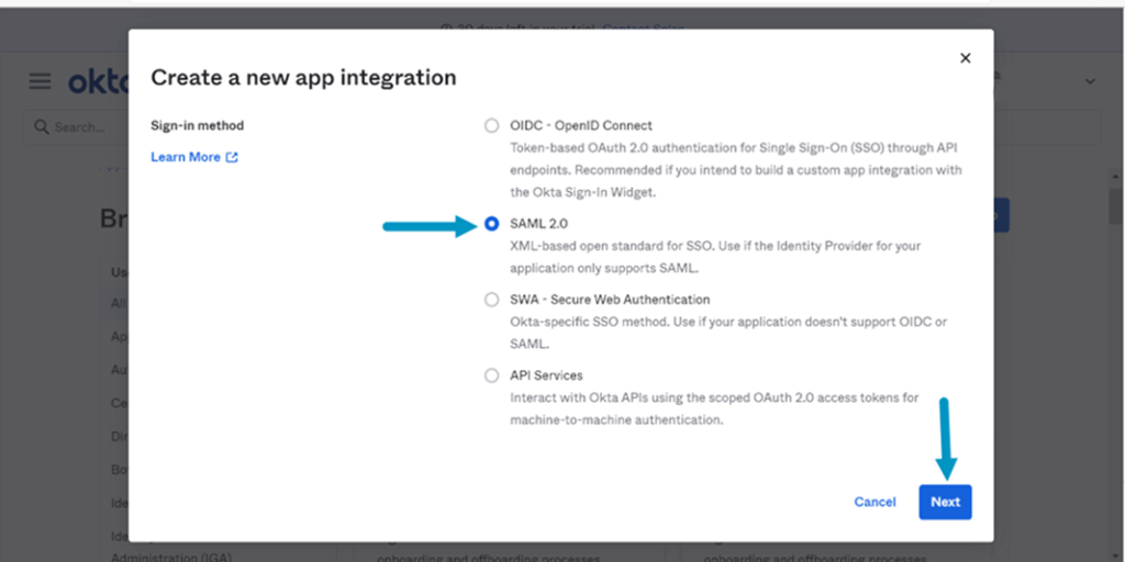 Okta Single Sign On (SSO) with Oracle Cloud