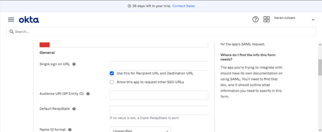 Okta Single Sign On (SSO) with Oracle Cloud