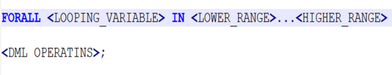 Oracle PL/SQL BULK COLLECT