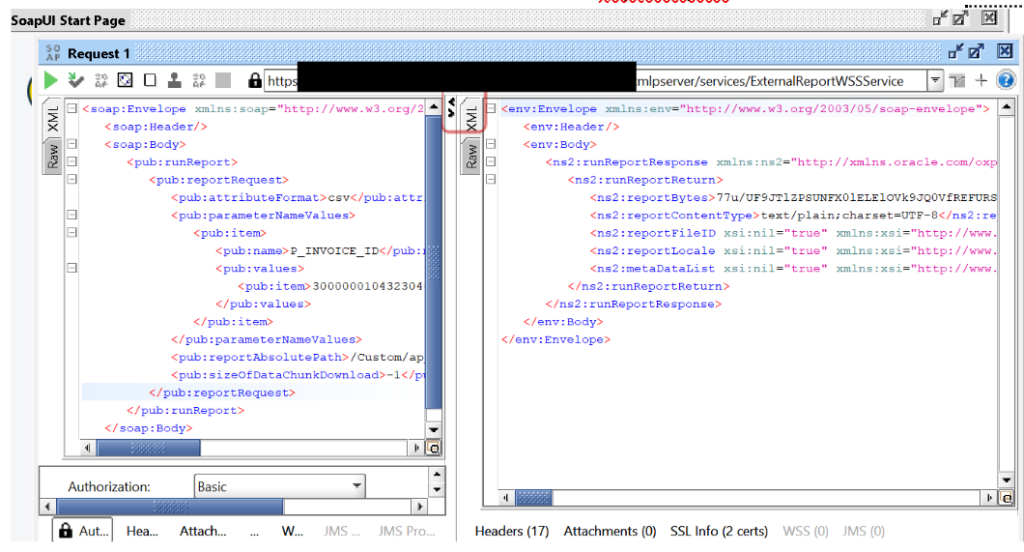 How to Test Oracle BI Report via SOAP UI?