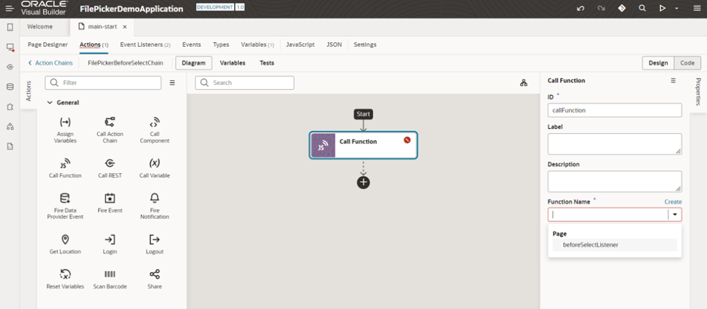 How To Upload A File In Vbcs Using File Picker