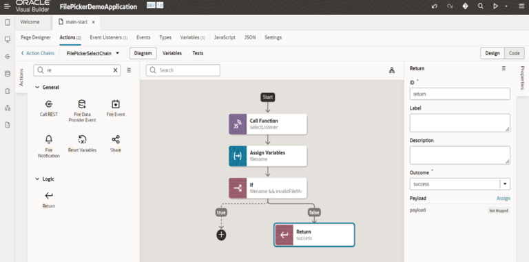 How To Upload A File In Vbcs Using File Picker