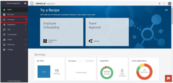 How to Invoke PCS Workflow Using VBCS?