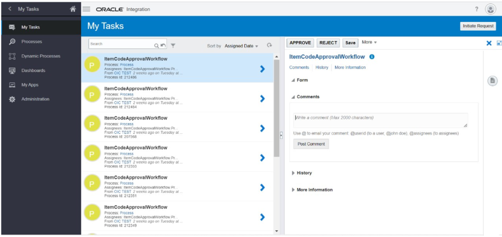 How to Invoke PCS Workflow Using VBCS?