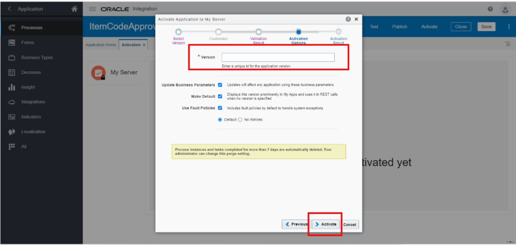 How to Invoke PCS Workflow Using VBCS?
