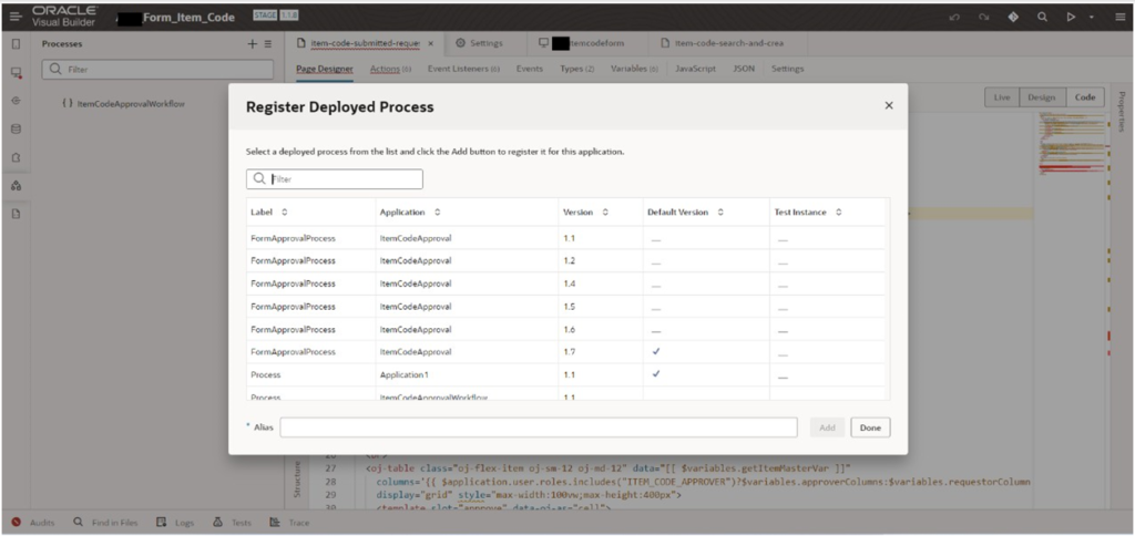 How to Invoke PCS Workflow Using VBCS?