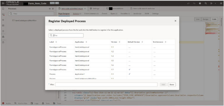 How to Invoke PCS Workflow Using VBCS?