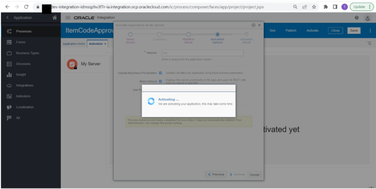 How to Invoke PCS Workflow Using VBCS?