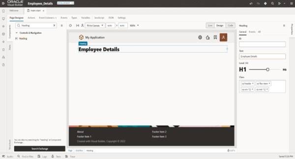 How To Develop A Simple Vbcs Application 5 Easy Steps
