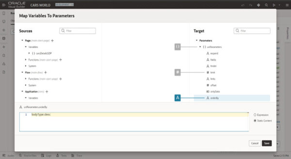 How To Filter Data Using Q Parameter In Oracle Vbcs