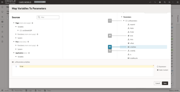 How To Filter Data Using Q Parameter In Oracle Vbcs