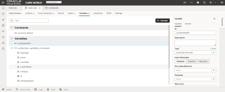 How to Create Editable Table in VBCS?