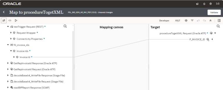 How To Generate Pdf Using OIC & BI Report By Fetching Data From Oracle PaaS DB?