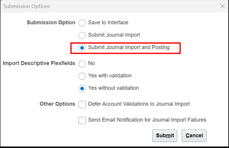 How To Efficiently Upload Journal Data Using Adfdi