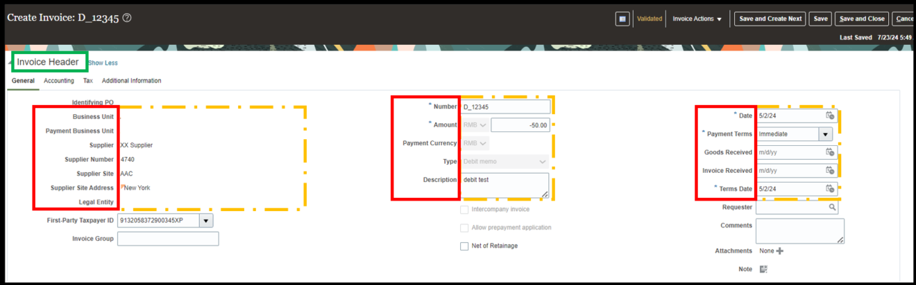 Understanding Debit Memos in Oracle Financials Accounts Payable