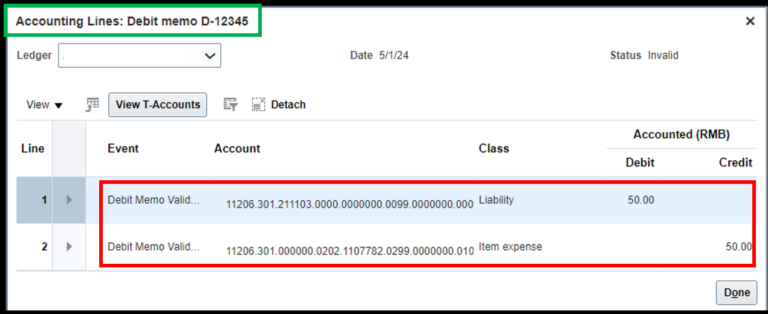 Understanding Debit Memos in Oracle Financials Accounts Payable