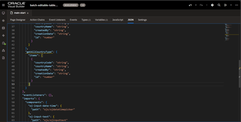 How to Create an Editable Table Using Buffer Data Provider in VBCS?