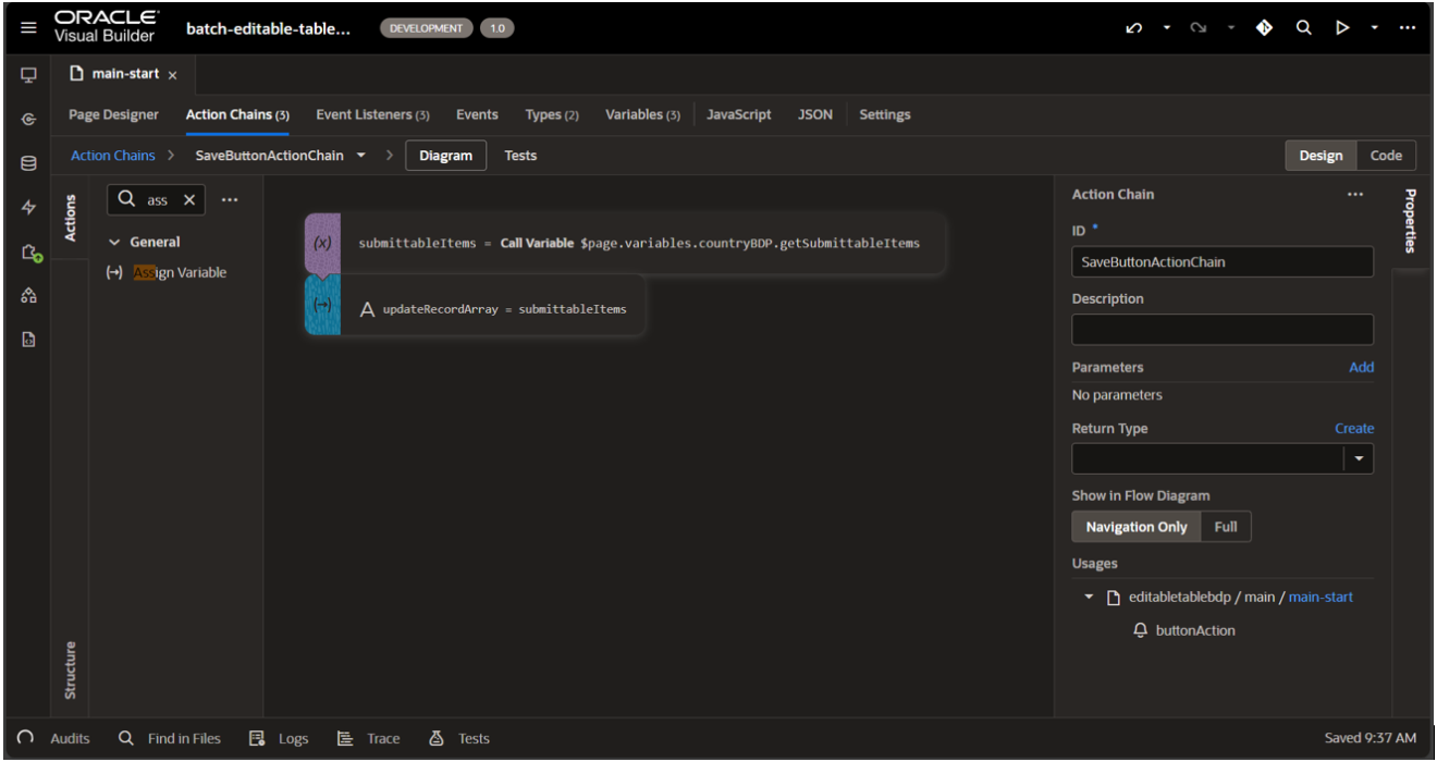 How to Create an Editable Table Using Buffer Data Provider in VBCS?