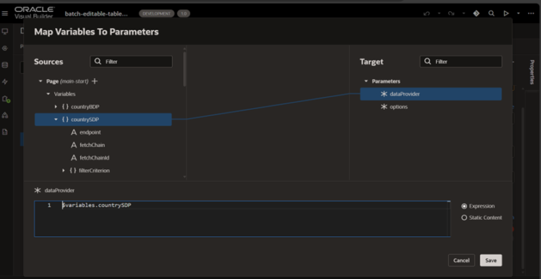 How To Create An Editable Table Using Buffer Data Provider In Vbcs