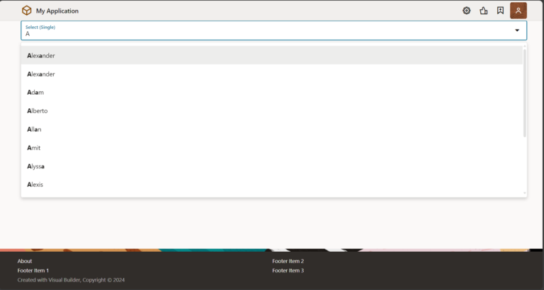How To Customize Service Data Provider Fetch Action Chain In Visual Builder Cloud Service Vbcs